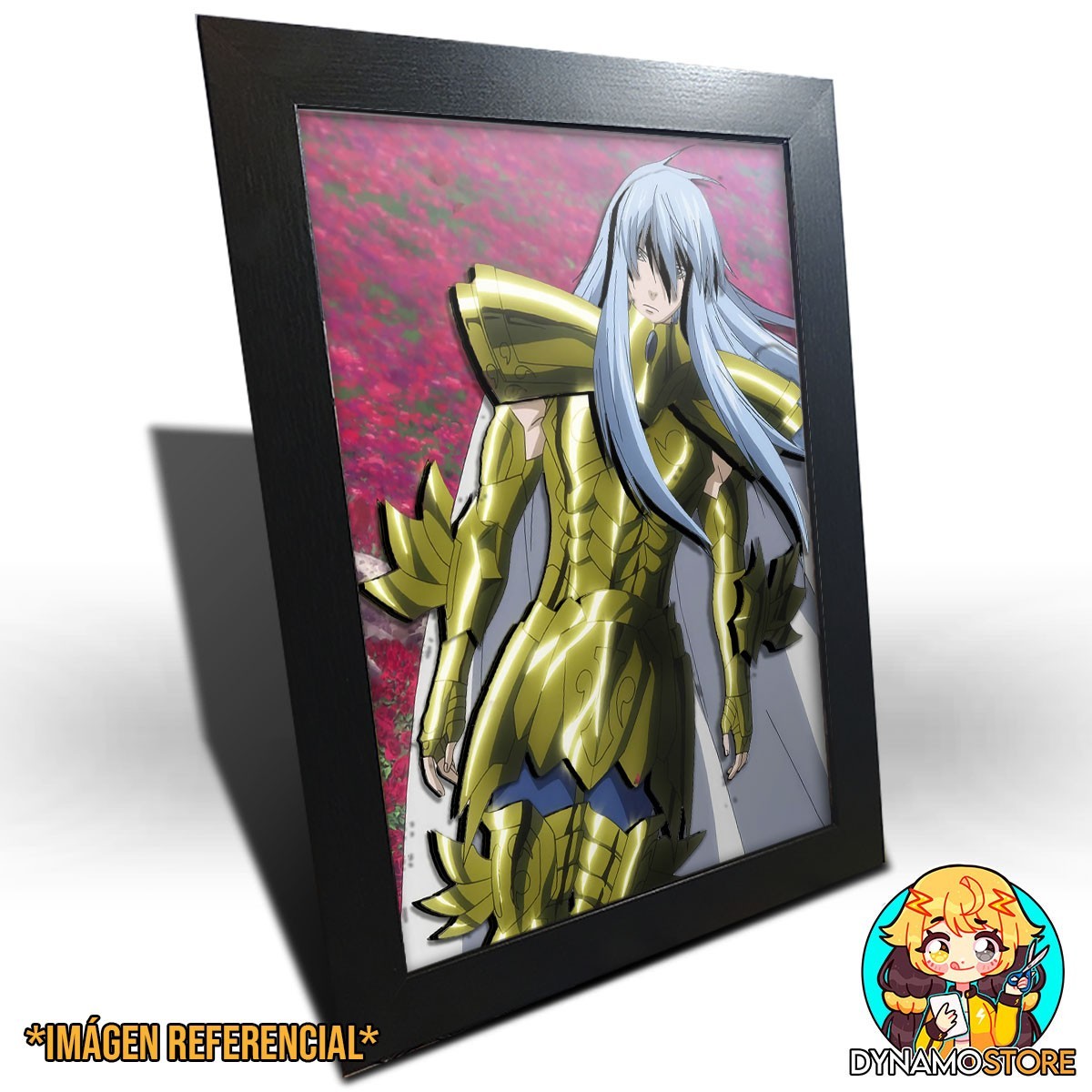Saint Seiya: The Lost Canvas Pisces Albafica - Cuadro 3D
