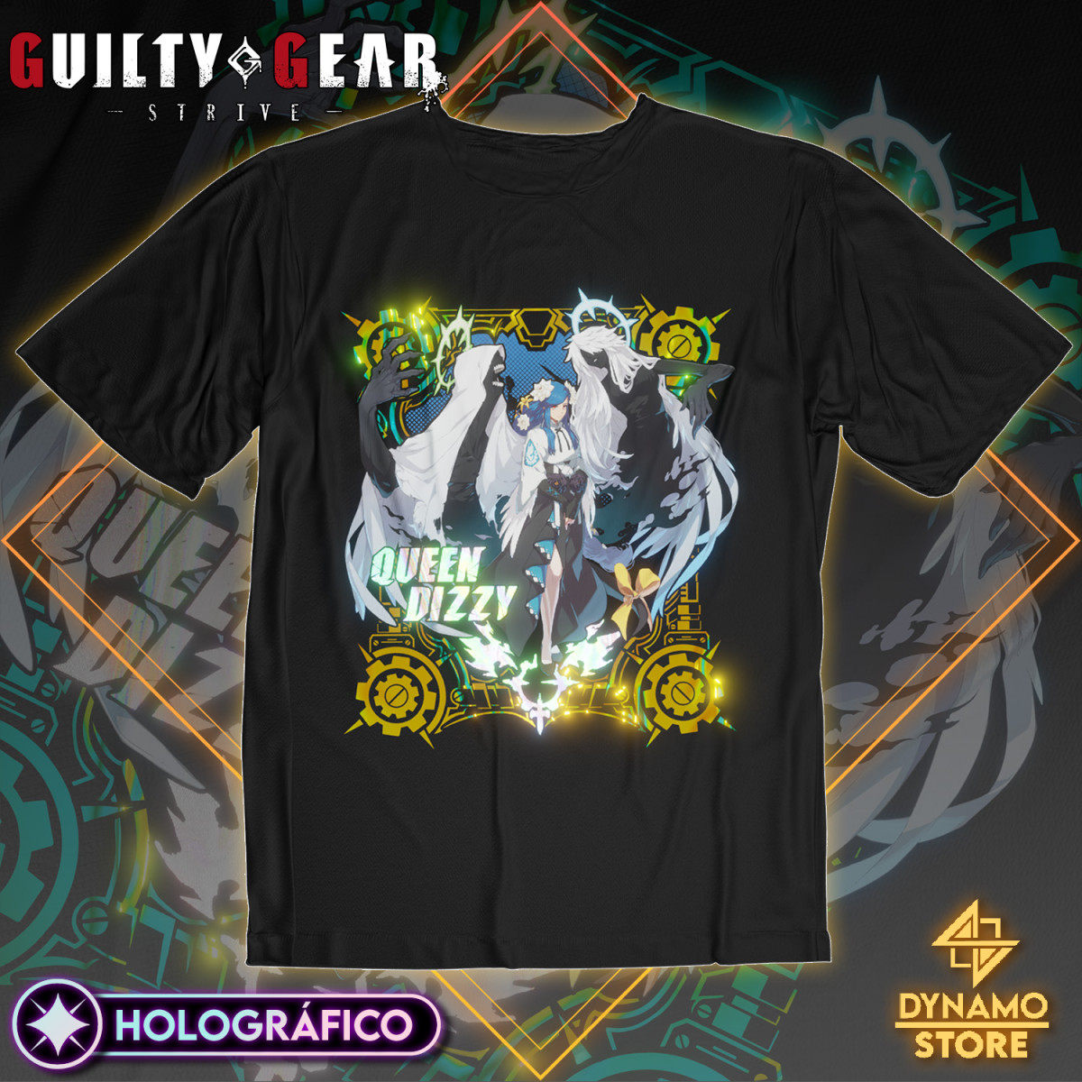 Queen Dizzy - Guilty Gear Strive - Polera Holográfica