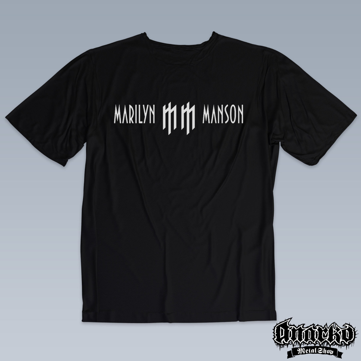 Marilyn Manson Logo- Polera