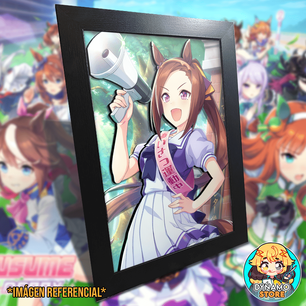 Sakura Bakushin O, Uma Musume - Cuadro 3D