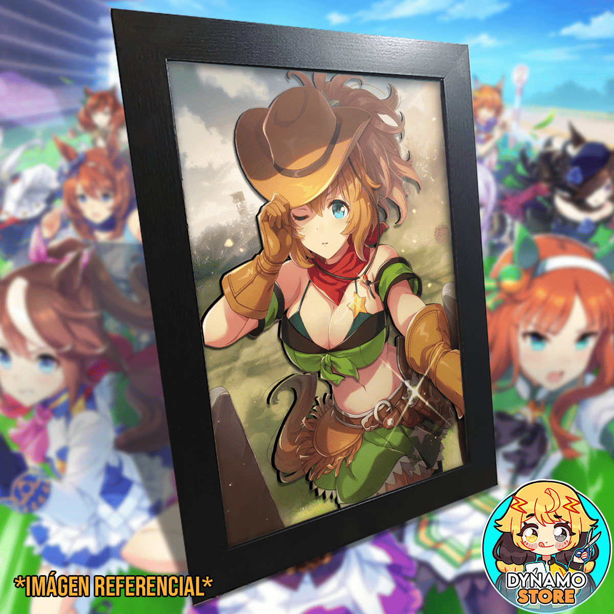 Taiki Shuttle, Uma Musume - Cuadro 3D