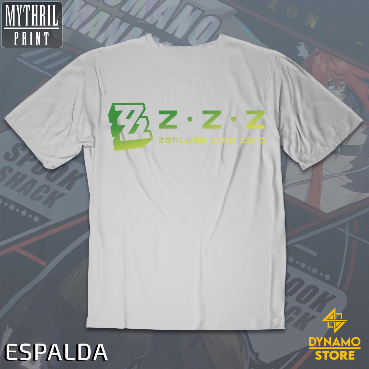 Komano Manato - Zenless Zone Zero - Polera Holográfica - MYTHRIL PRINT